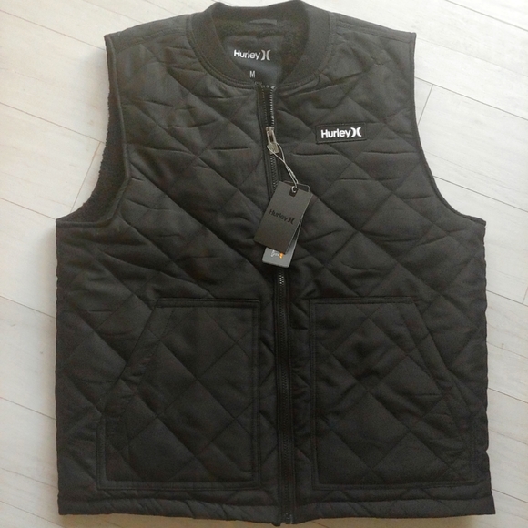 Hurley | Jackets & Coats | Hurley New Mens Malone Quilted Puffer Vest ...